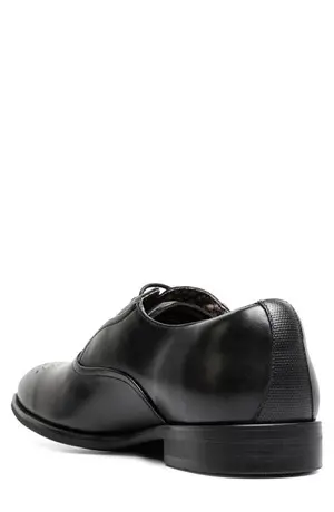 STACY ADAMS Langford Leather Oxford - Black