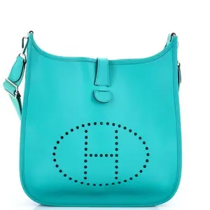 Hermès Evelyne Bag Gen Iii Epsom Gm - Blue