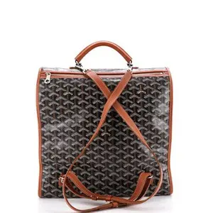 Goyard Saint Leger Briefcase Backpack Coated Canvas