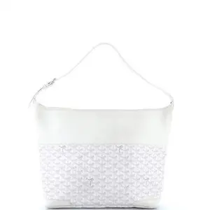 Goyard Grenadine Hobo Coated Canvas With Leather