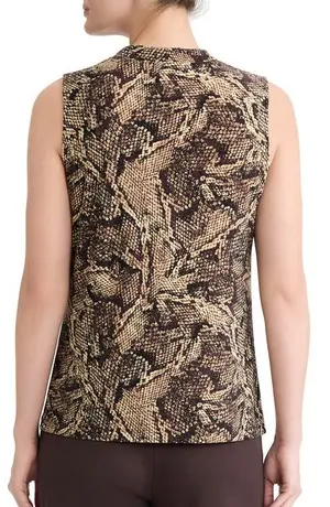 KASPER Knot Front Sleeveless Top