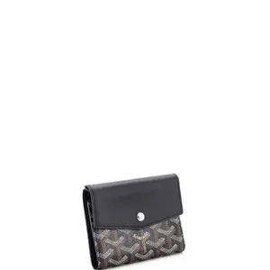Goyard Saint Gabriel Wallet Coated Canvas And Leather Compact