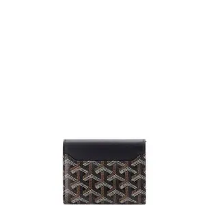 Goyard Saint Gabriel Wallet Coated Canvas And Leather Compact