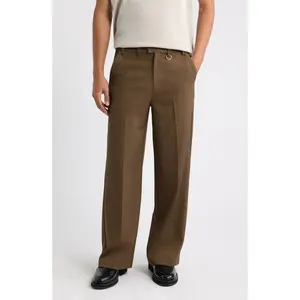 KROST Elliot Relaxed Fit Wide Leg Pants - Rain Drum