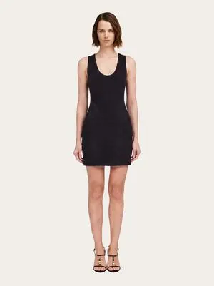 FERRAGAMO Suede Mini Dress