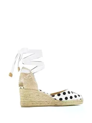 CastaÑer Carina Polka-dot Wedge Espadrilles