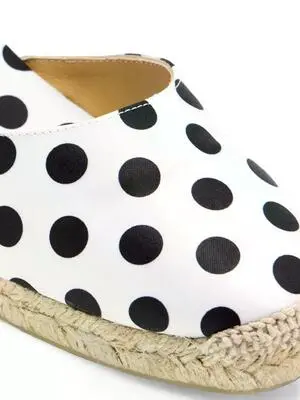 CastaÑer Carina Polka-dot Wedge Espadrilles