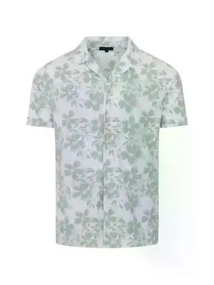 PATRICK ASSARAF Tropical Floral-print Shirt