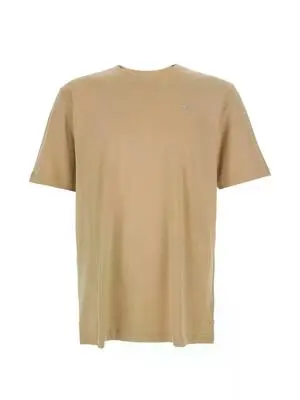 DIESEL® Logo-plaque Cotton T-shirt - Neutrals