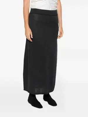 TOTEME Fine-knit Skirt - Grey