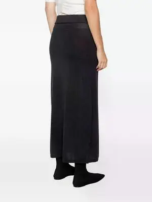 TOTEME Fine-knit Skirt - Grey