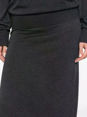 TOTEME Fine-knit Skirt - Grey
