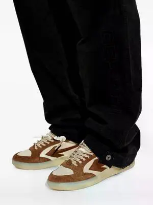 Off-White Out Of Office Leather-panel Sneakers