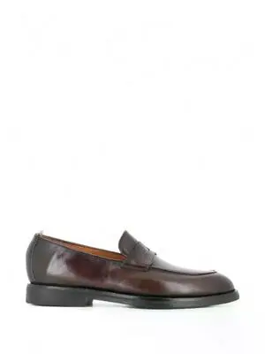 Officine Creative Opera Flexi 101 Polished Leather Loafers - Brown