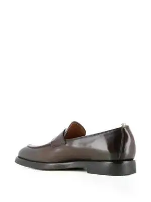 Officine Creative Opera Flexi 101 Polished Leather Loafers - Brown