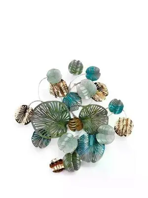 L'OCA NERA Leaf-design Wall Decoration - Green