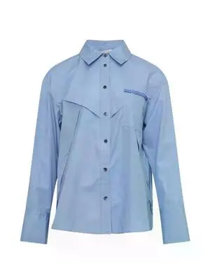 3.1 Phillip Lim Sequin-embellished Oversized Shirt - Blue