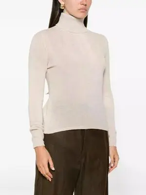 Eleventy Roll-neck Cashmere Sweater - Neutrals