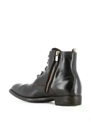 Officine Creative Calixte Lace-up Leather Ankle Boots