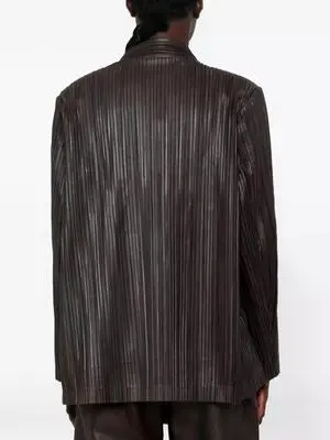 GONGDID DESIGN Plissé-effect Blazer