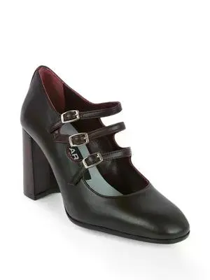 CAREL Keel Flex Triple Buckle-strap Pumps