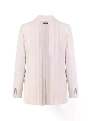 Peserico Corduroy Single-breasted Blazer - Neutrals