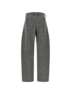 Magda Butrym Herringbone-pattern Barrel-leg Trousers
