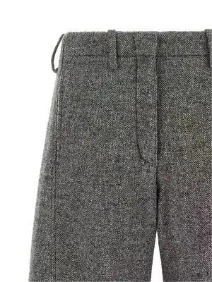 Magda Butrym Herringbone-pattern Barrel-leg Trousers