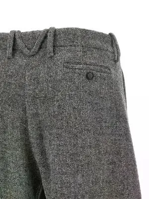 Magda Butrym Herringbone-pattern Barrel-leg Trousers