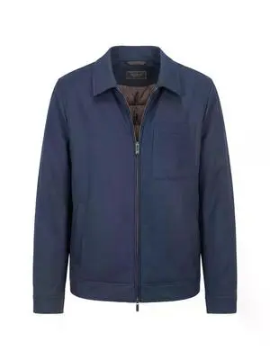 Peserico Zip-up Shirt Jacket - Blue