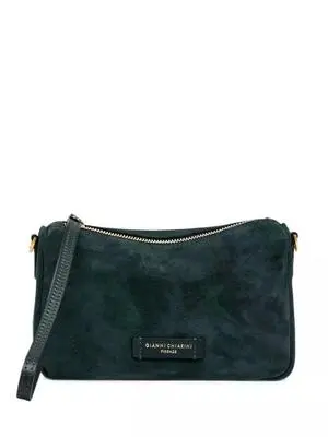 GIANNI CHIARINI Small Nora Suede Pouch Bag