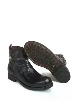 Officine Creative Ruched Side-zip Boots