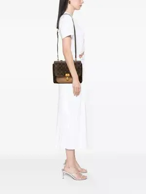 LOUIS VUITTON 2018 Monogram Marignan Satchel - Brown