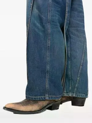 Sandro Seam-detail Jeans - Blue