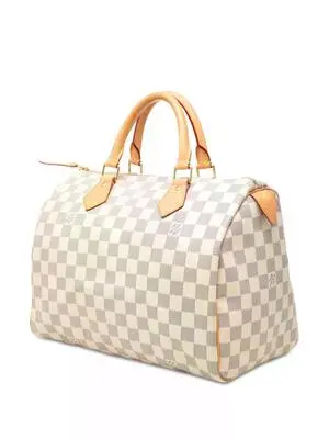 LOUIS VUITTON 2009 Damier Azur Speedy 30 Boston Bag