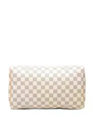 LOUIS VUITTON 2009 Damier Azur Speedy 30 Boston Bag