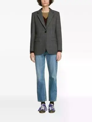 Sandro Checked Tailored Blazer