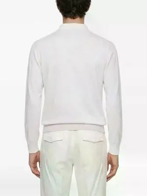Eleventy Long-sleeve Polo Shirt