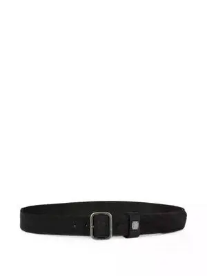 Guidi Logo-plate Leather Belt