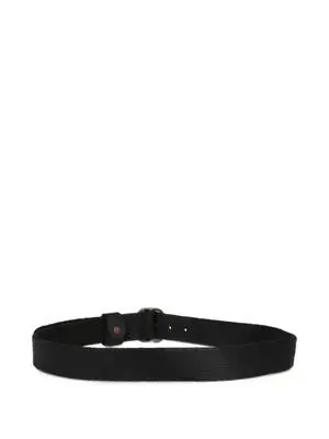 Guidi Logo-plate Leather Belt