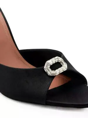 Amina Muaddi Mini Camelia Crystal-buckle Sandals