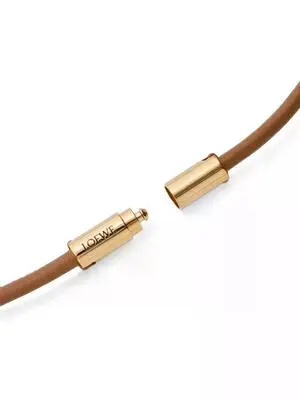 Loewe Anagram-debossed Leather Phone Strap