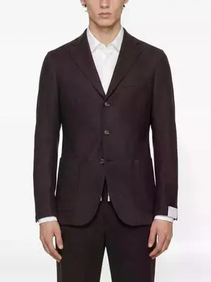 Eleventy Single-breasted Notched-lapels Blazer