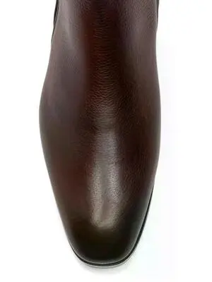 MORGILLO Grainy-leather Ankle Boots