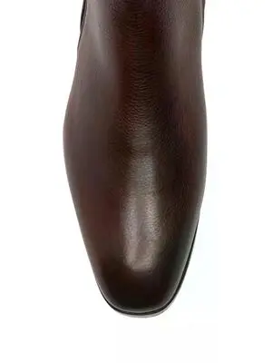 MORGILLO Grainy-leather Ankle Boots