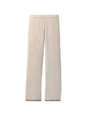 UGG Rylynn Cable-knit Trousers - Neutrals