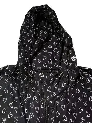 Dolce & Gabbana Heart-print Hooded Jacket