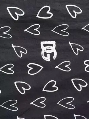 Dolce & Gabbana Heart-print Hooded Jacket