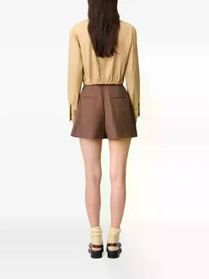Claudie Pierlot Wide Straight-leg Shorts
