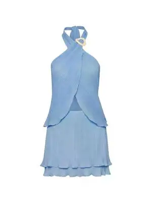 BAOBAB Lira Pleated Layered Mini Skirt - Blue